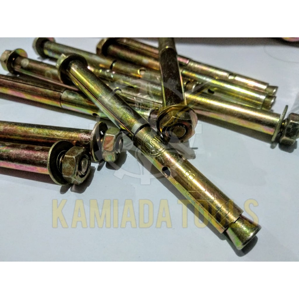 Jual Dyanabolt M8 x 85 Per 10pcs/ Dyna Bolt M8 x 85/ Baut Beton M8 x 85 ...