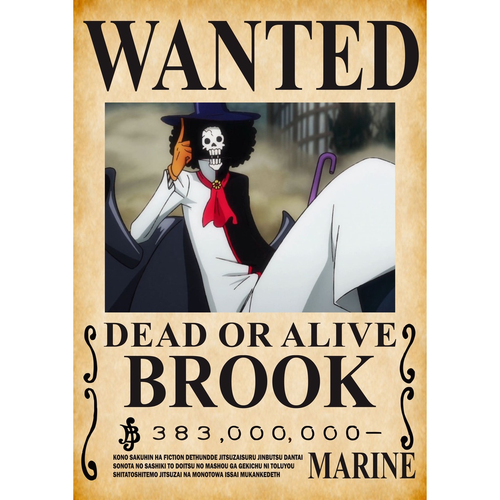 Jual NEW Wanted Poster Bounty TERBARU (After Wanokuni) Anime Manga One ...