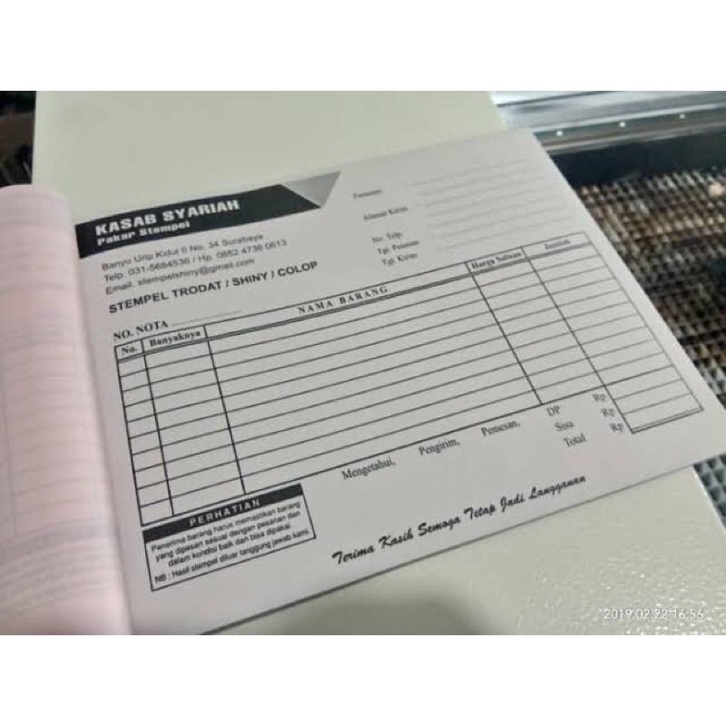Jual NOTA 1/2 FOLIO CUSTOM | Shopee Indonesia