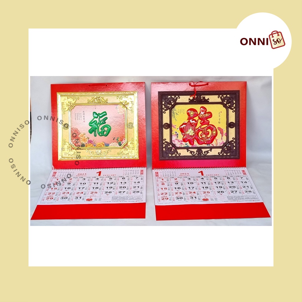 Jual KALENDER HONGKONG IMPOR KALENDER CINA KALENDER 2023 SHIO KELINCI ...