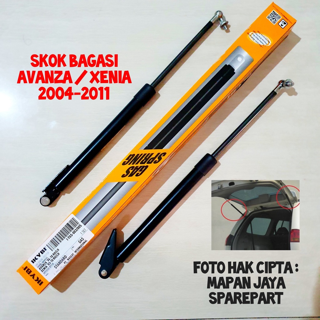 Jual IKYBI HIDROLIK PINTU BELAKANG SHOCK BAGASI AVANZA / XENIA 2004 ...