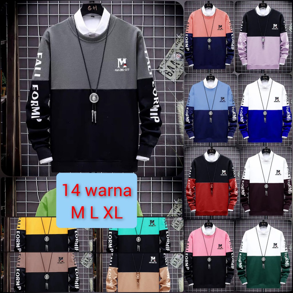 Jual BISA COD / MUKZHOP - BAJU SWEATER FALI / sweaterkeren ...