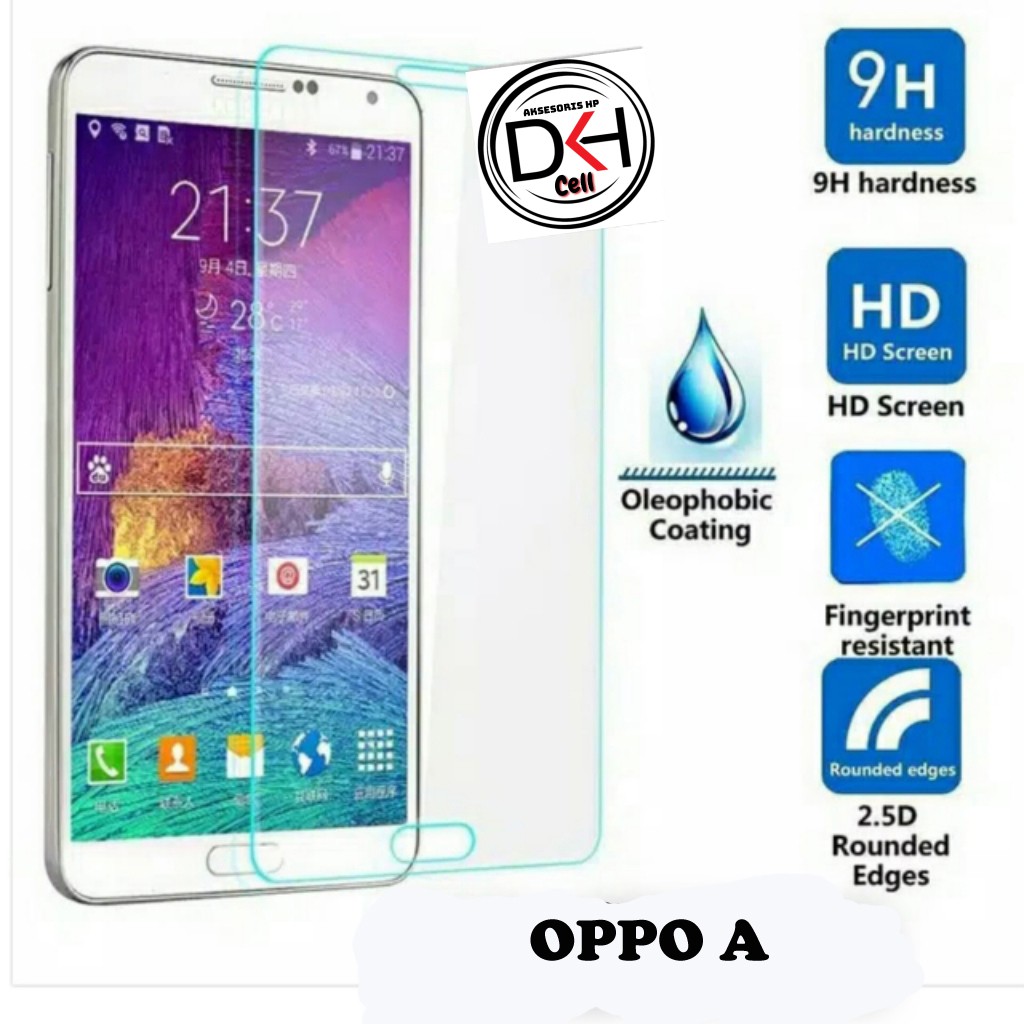 Jual TG CLEAR kaca tempered glass OPPO A3 A3X A3S A5S A5 A5x A5I A8 A9 A7 A11 A11K A1K A12 A15 ...