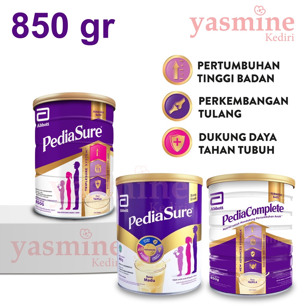 Jual PediaSure Vanila Madu 850 g (1-10 tahun) Susu Formula Pertumbuhan Bayi Anak - Kids Formula ...