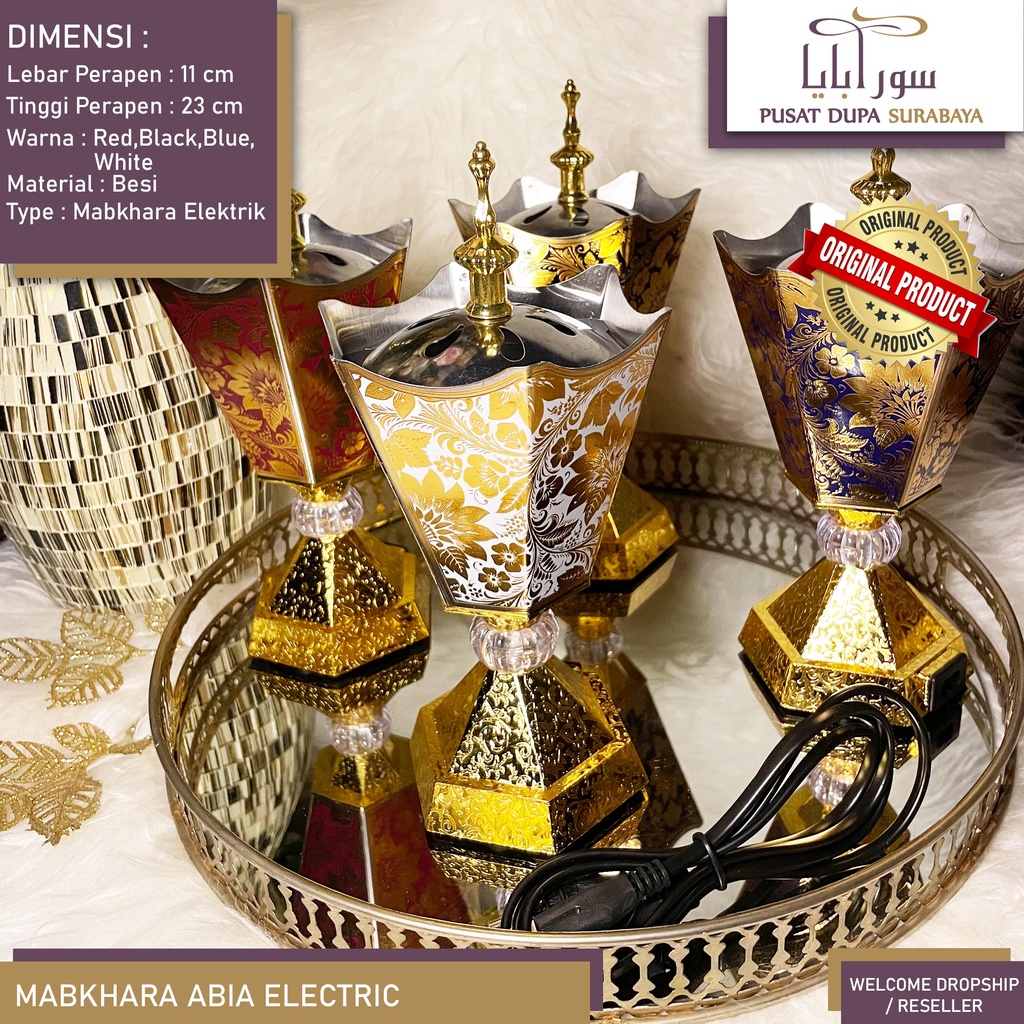 Jual Mabkhara Perapen Bukhour Buhour Dupa listrik/Elektrik Model Arab ...