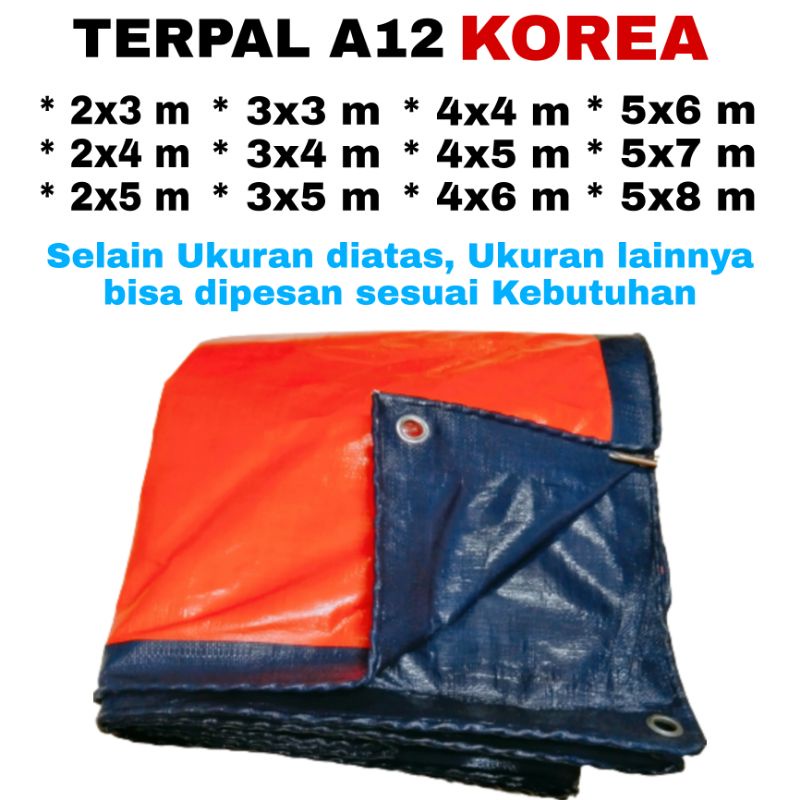 Jual Terpal A12 Korea Import Ukuran 3x5 | Shopee Indonesia