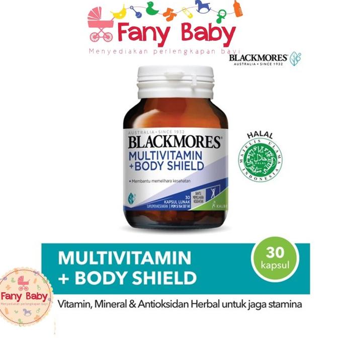 Jual BLACKMORES MULTIVITAMINS + BODY SHIELD 30 KAPSUL | Shopee Indonesia