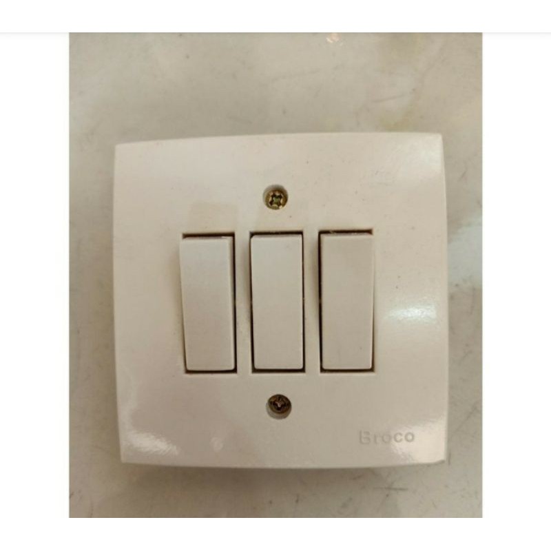 Jual Saklar Tiga/ Triple IB broco - 6613 | Shopee Indonesia