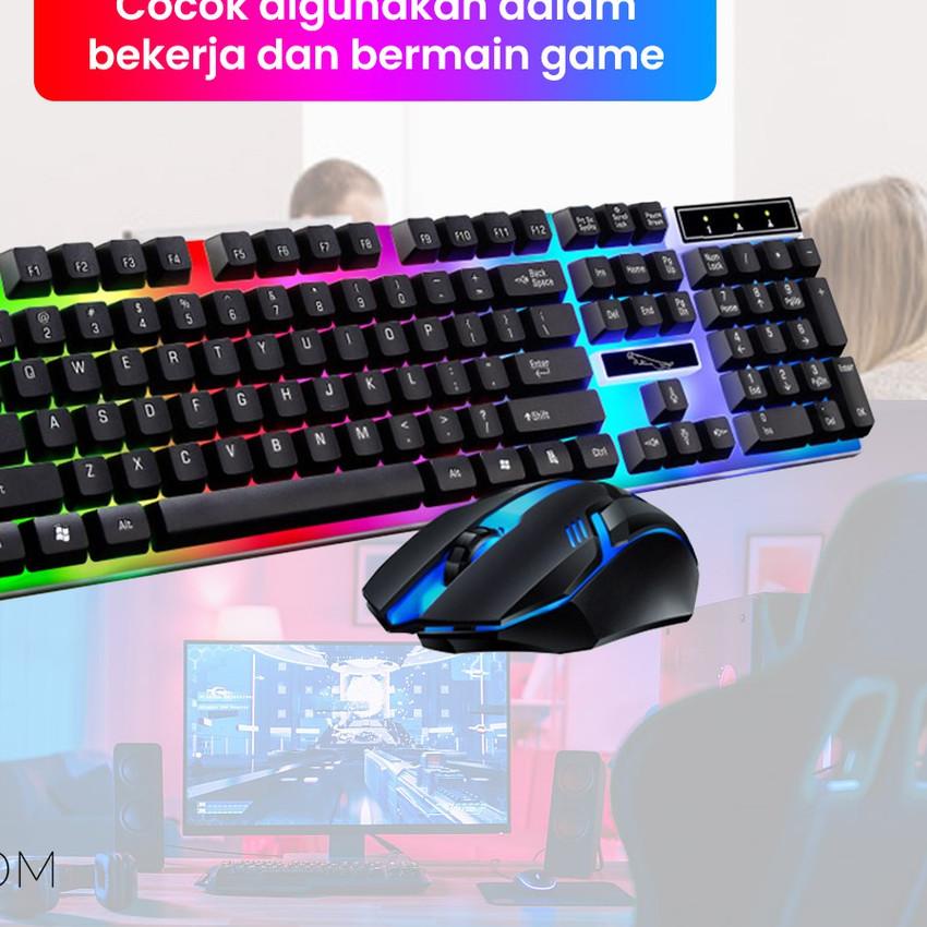 Jual SALE!!Paket Keyboard Gaming dan Mouse /Set Mouse dan Keycaps ...