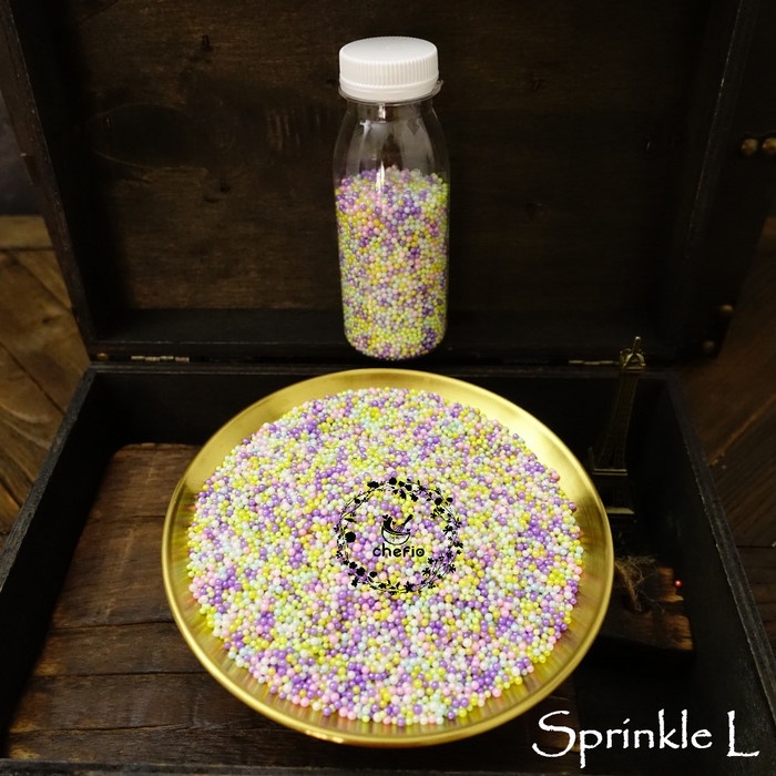 Jual Chefio Edible Sprinkle Cake / Sugar Beads Trimit Topping Cake Ice ...