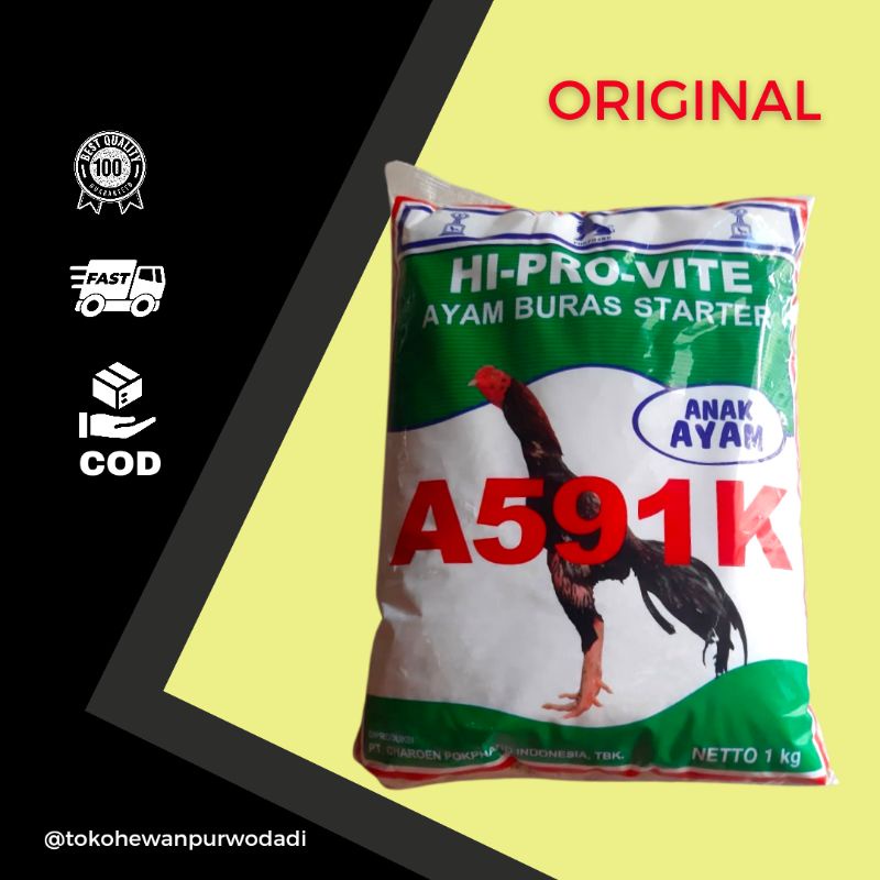Jual Pakan ayam 91 bangkok 591 / pur ayam 591 1 kg / pakan anak ayam ...
