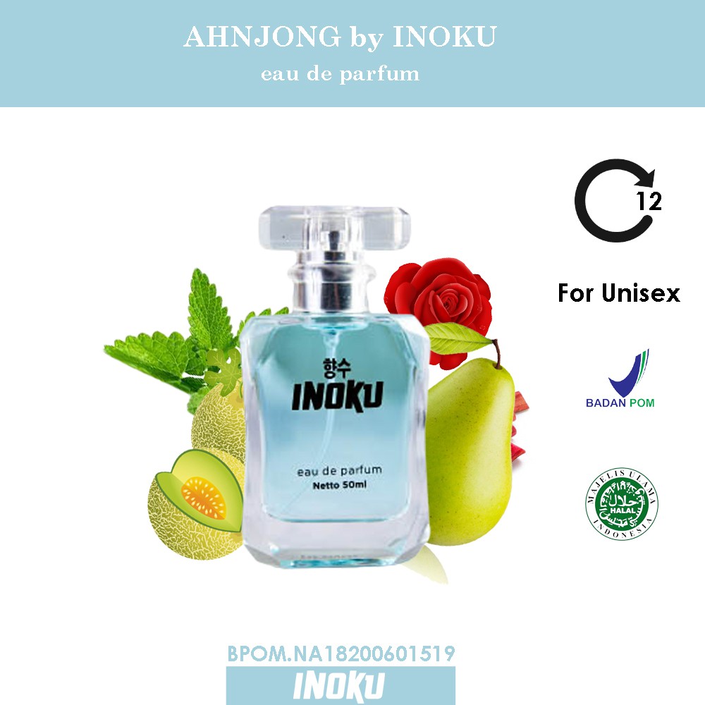 Jual [FREE BODYMIST 50ML] INOKU Ahnjong Parfum Cewek & Cowok 50ml ...