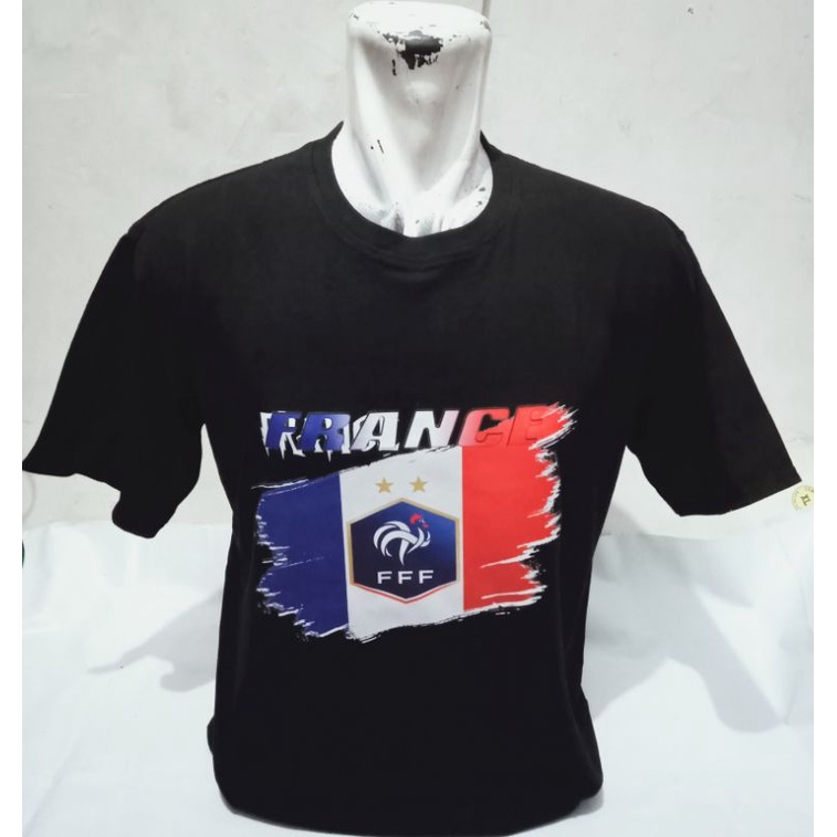 Jual Kaos gambar bendera team France sablon DTF kaos distro sepakbola ... Jual Kaos gambar bendera team France sablon DTF kaos distro sepakbola ...