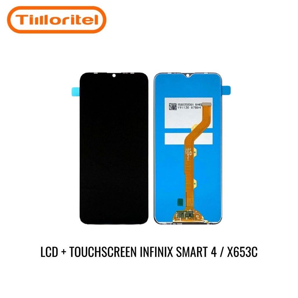 Jual LCD TOUCHSCREEN INFINIX SMART 4/X653C BLACK | Shopee Indonesia
