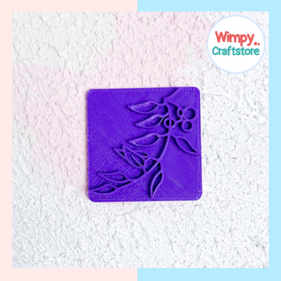 Jual Embossing Stamp Cetakan Texture Motif Fondant Cetakan Clay Olive ...