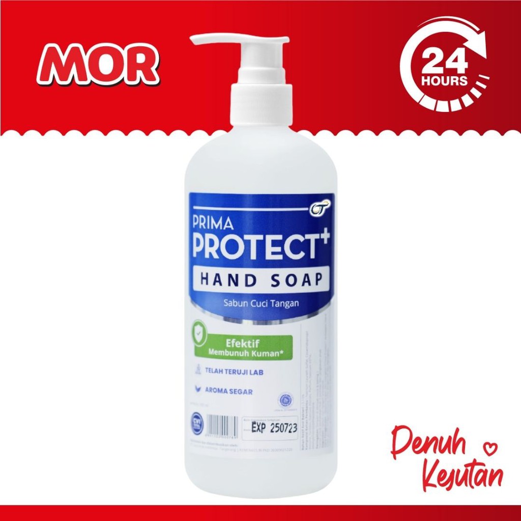 Jual PRIMA PROTECT+ Hand Soap Antiseptic Sabun Cuci Tangan 500 ml ...