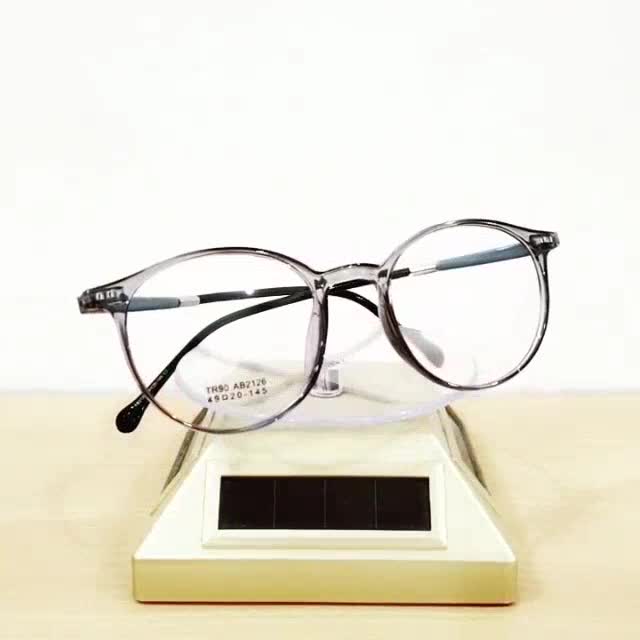 Jual Frame Kacamata Lensa Bluecromic Pria Bulat lentur Photocromic Anti ...