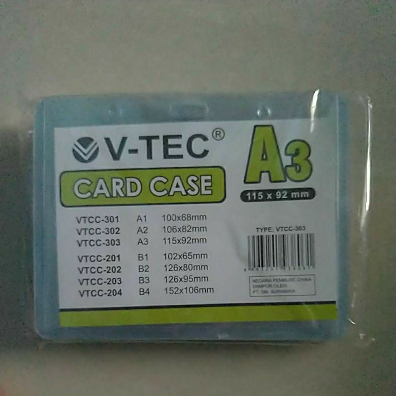 Jual SATUAN (MIN 5)! TOPLOADER/ CARD CASE/ NAMETAG A2 B2 B3 A3 | Shopee ...