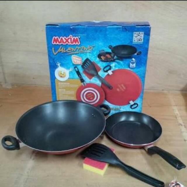 Jual Maxim Valentino Teflon Set | Shopee Indonesia