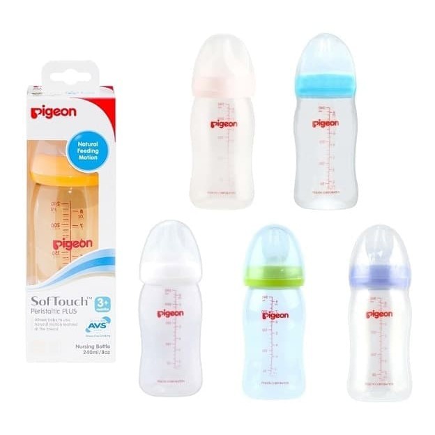 Jual PIGEON - SOFTOUCH PERISTALTIC PLUS WIDE NECK | Shopee Indonesia