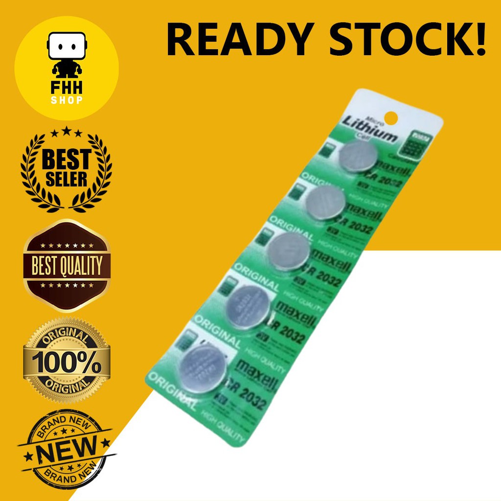 Jual Batre/Batere/Baterai Lithium 3V Button Cell Kancing Coin CR2032 (1 ...