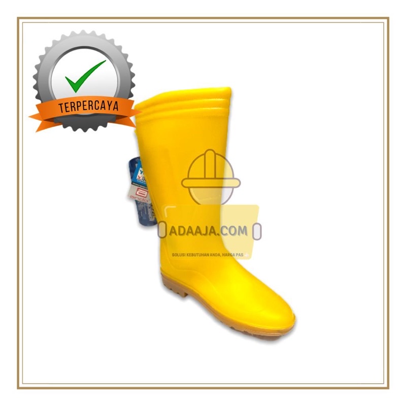 Jual Sepatu Karet Boot Proyek Kuning Ando | Shopee Indonesia