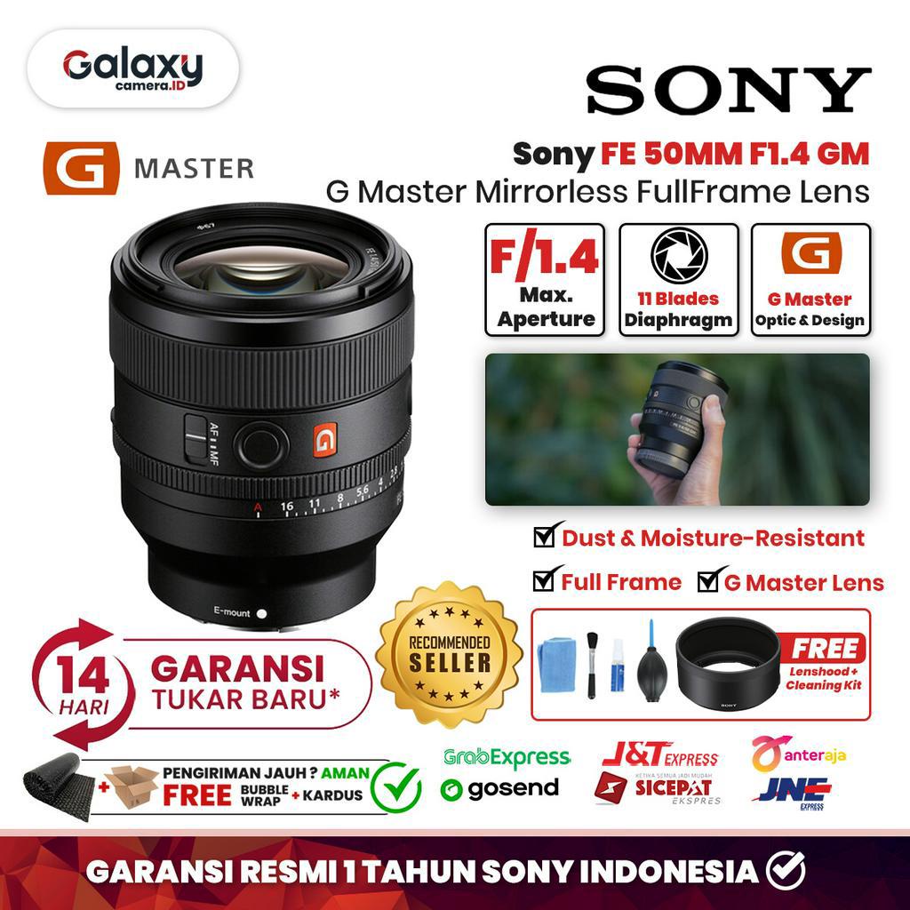 Jual Lensa Sony FE 50mm f/1.4 GM 50 mm f1.4 G M Full frame Garansi Resmi | Shopee Indonesia