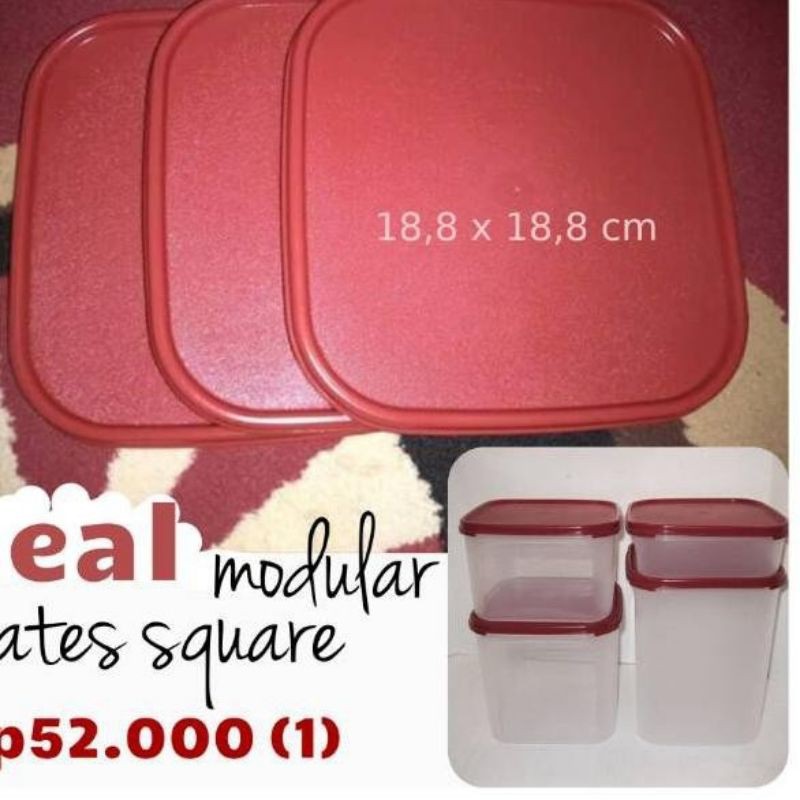Jual seal tupperware /seal modular mates square | Shopee Indonesia