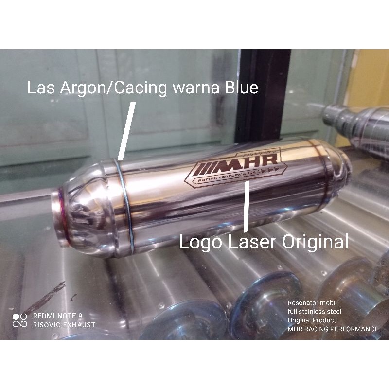 Jual Resonator ORIGINAL MHR RACING Full Stainless Resonator mobil ...