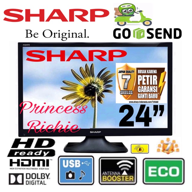 Jual Led tv sharp 24SA4000 24 inch | Shopee Indonesia