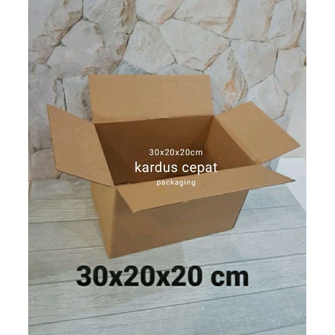Jual Termurah Kardus besar 30x20x20 cm singel wall craft | Shopee Indonesia