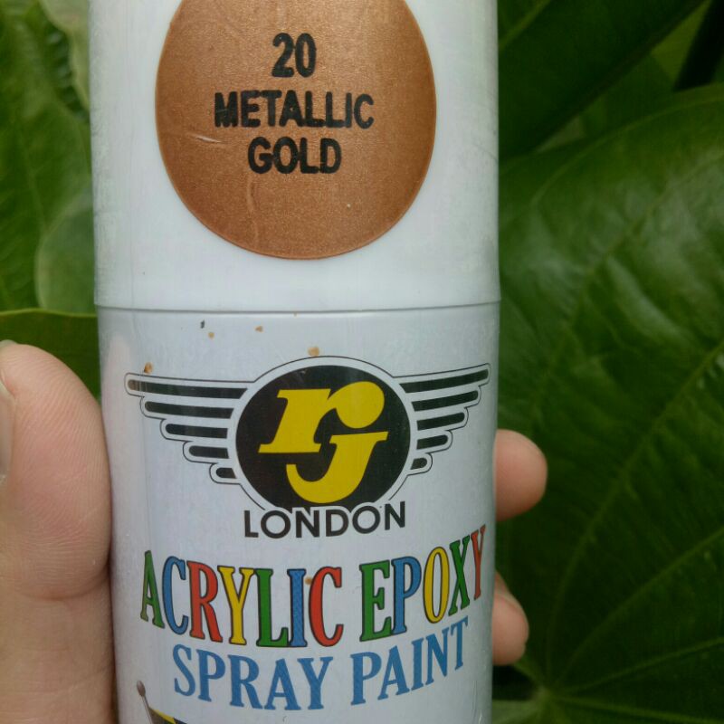 Jual Pilok Pilox Cat RJ London Metallic Gold (20) 150cc | Shopee Indonesia