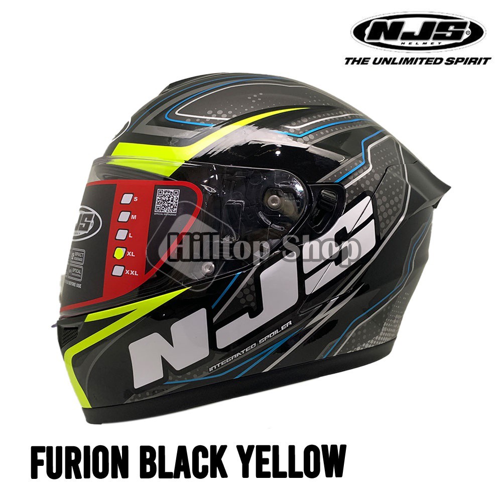 Jual Helm NJS Zx 1 Motif Furion Helm Full Face | Shopee Indonesia