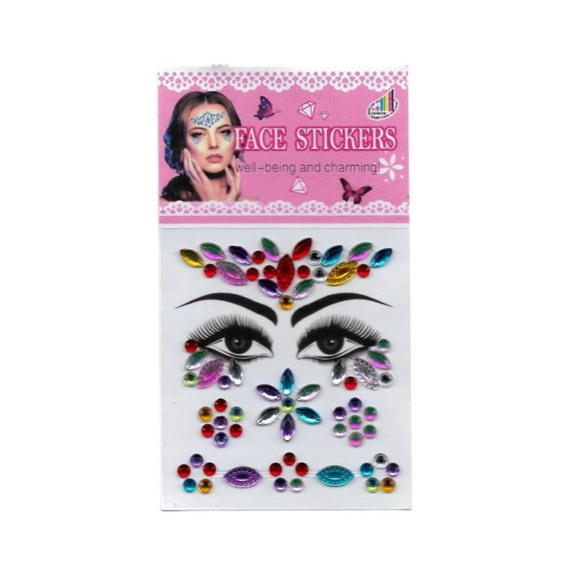 Jual ASP87 Face Sticker / Mainan Makeup Sticket Wajah/ Mainan Anak ...