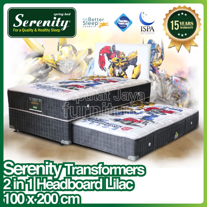 Jual Springbed Elite Serenity Transformers 2 In 1 Kasur Sorong