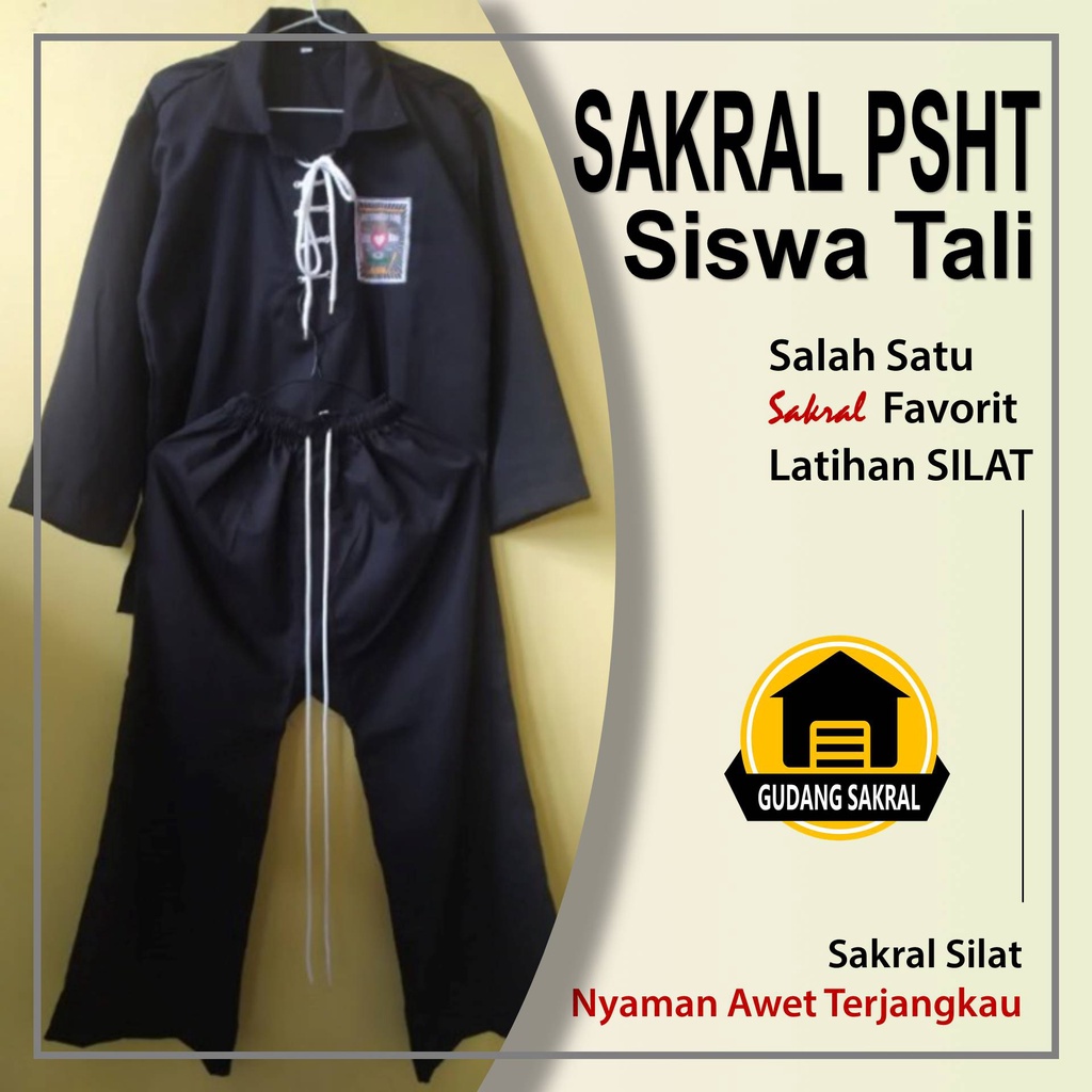 Jual Sakral Siswa PSHT / Baju Silat PSHT / Sakral PSHT Model Tali ...