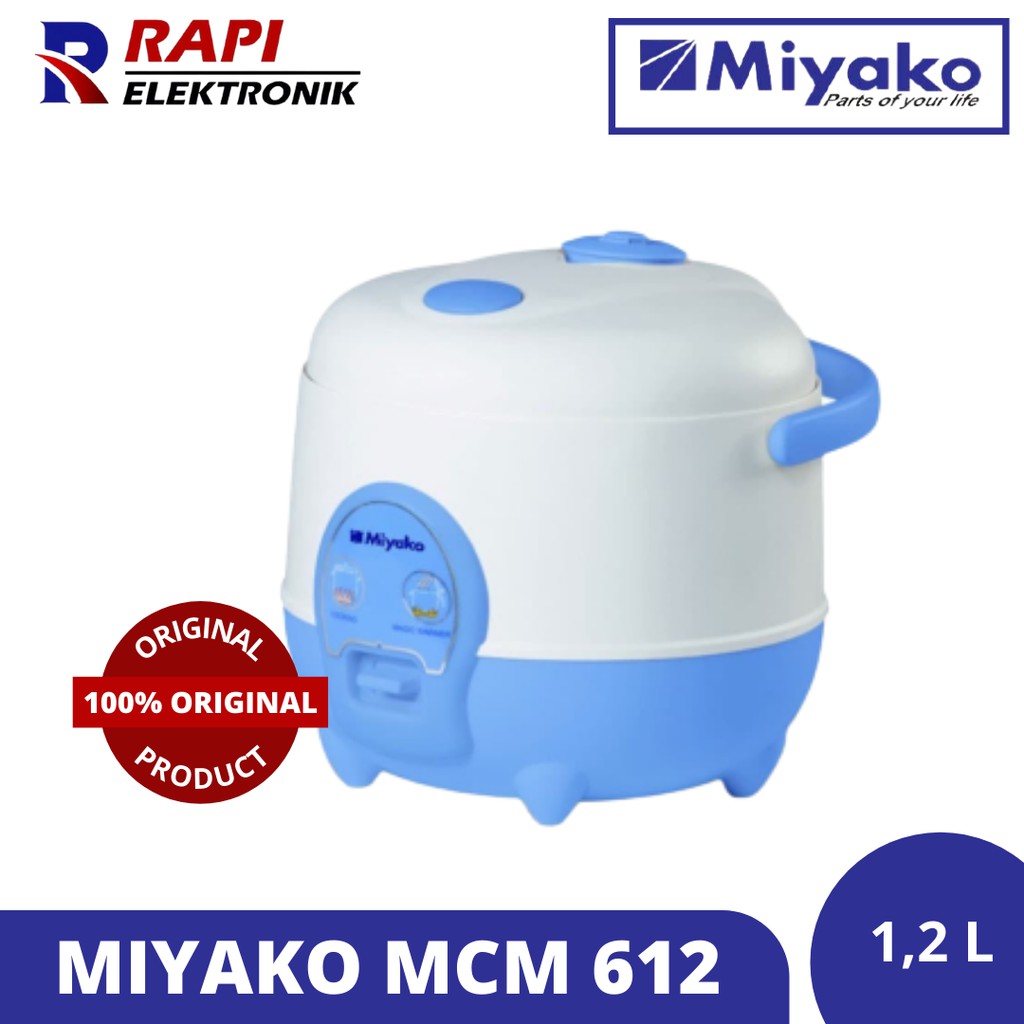 Jual MAGIC COM MIYAKO MCM 612 RICE COOKER (GARANSI RESMI) | Shopee ...