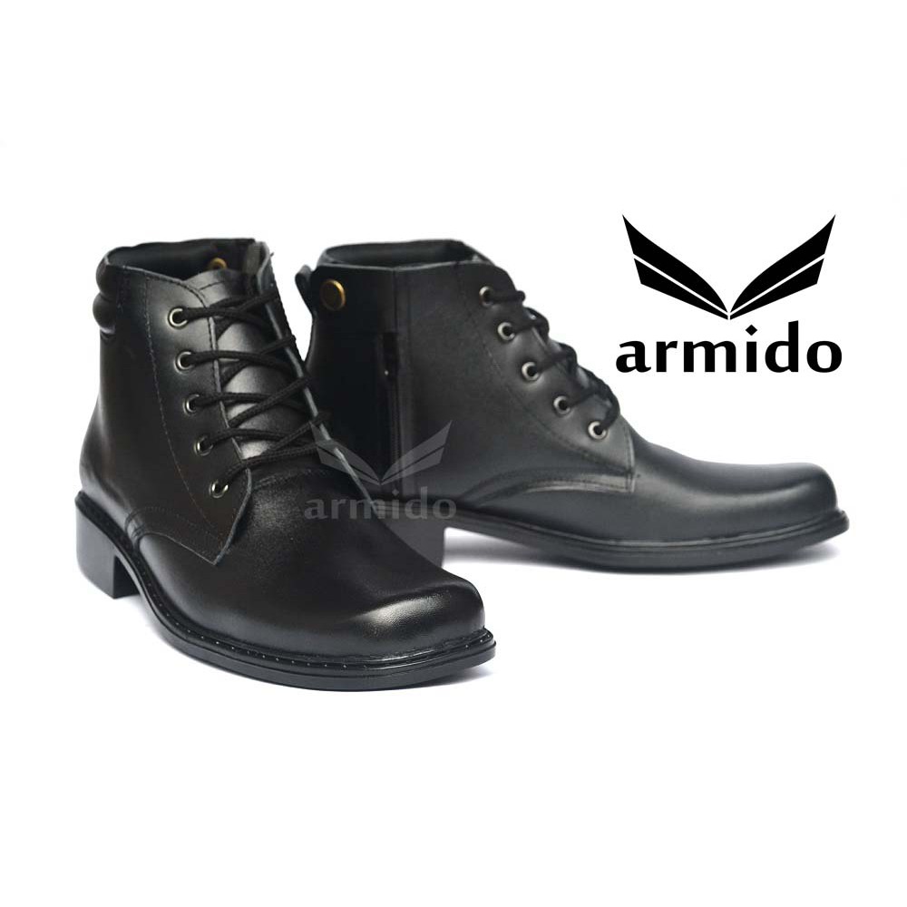 Jual SEPATU PDH KULIT ASLI TNI POLRI SECURITY SATPAM DISHUB | Shopee ...