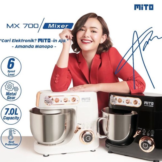 Jual Mixer Jumbo Mito MX 700 Maxi Mixer Mito MX 700 Maxi Stand Mixer Mito | Shopee Indonesia