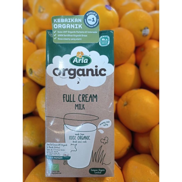 Jual Arla susu organic full cream UHT 200ml & 1000ml | Shopee Indonesia