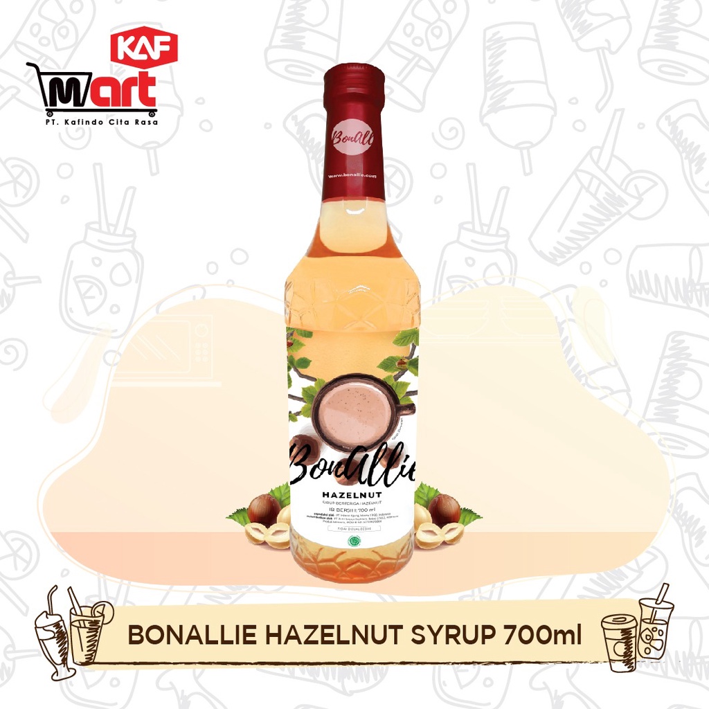 Jual Bonallie Premium Syrup - Hazelnut | Shopee Indonesia