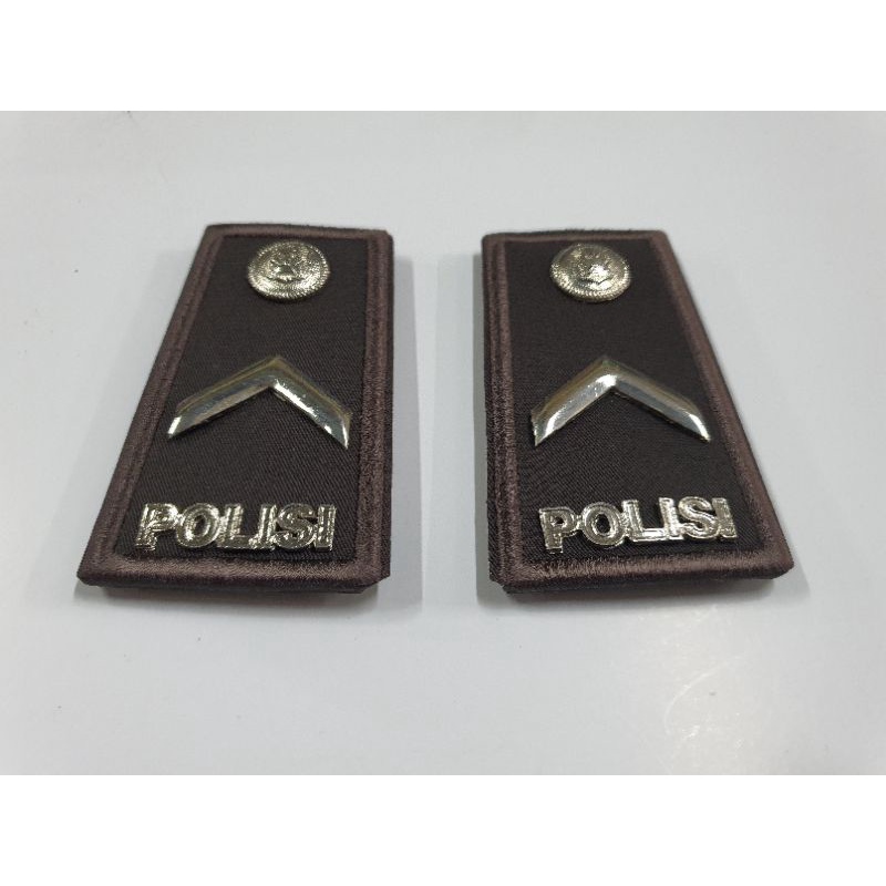 Jual Tph Polisi terbaru BRIPDA COKLAT kain bordiran | Pangkat BRIPDA ...