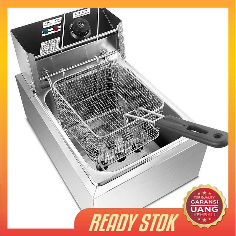 Jual Electric Deep Fryer Listrik 6L 2500W Mesin Penggorengan - MH-81 ...