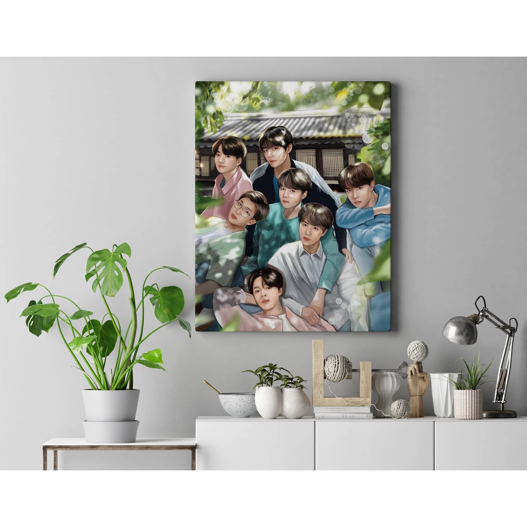 Jual Kertas Poster / Props Foto BTS ARMY Jungkook V Jimin Jin J-Hope RM ...