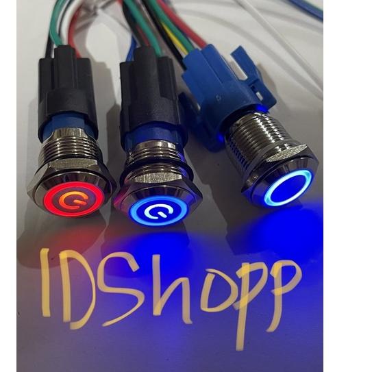 Jual Limited - Saklar LED Stainless Tombol On Off Push Button Metal ...