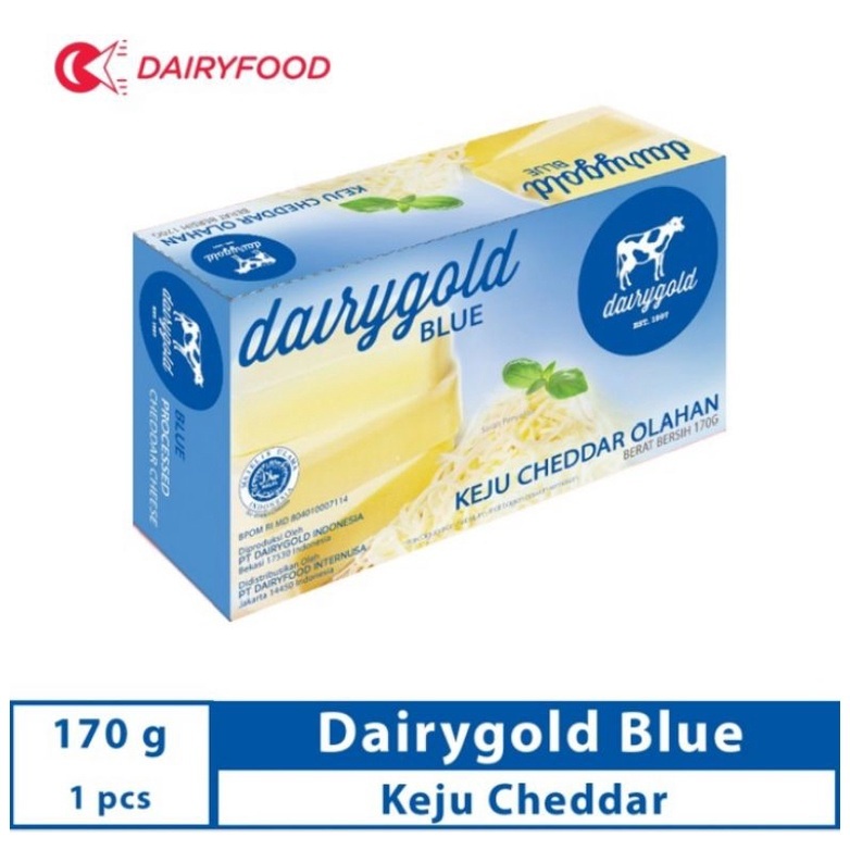 Jual Dairy Gold Blue Cheddar Cheese 160 gr - DAIRYGOLD BLUE 160 G ...