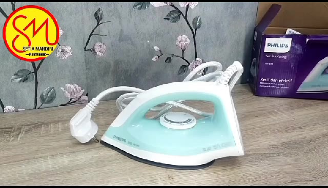 Jual COD PHILIPS GC122 dan DST0510 Setrika Kering 350 Watt - Hijau Biru ...
