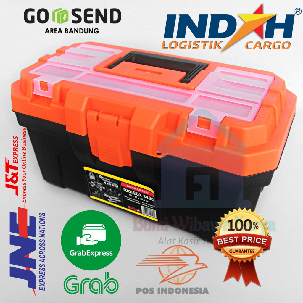 Jual Box Multifungsi Kenmaster Tool Box B400 Kotak Peralatan Murah ...