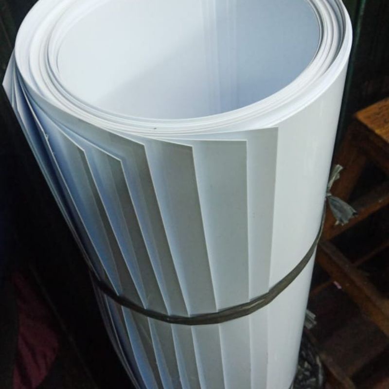 Jual PVC Putih Susu lembaran 0,5mm 1mm | Shopee Indonesia