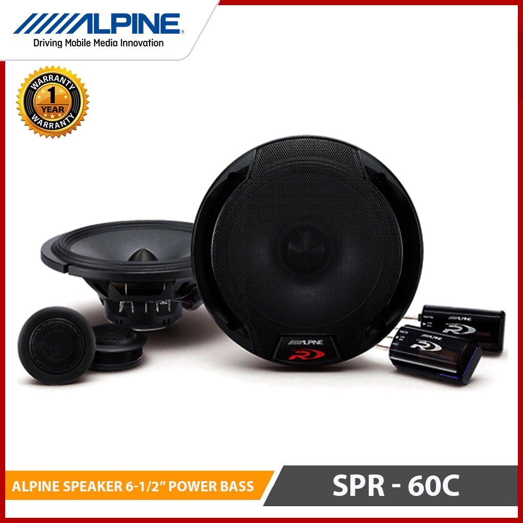 Jual ALPINE Speaker Aktif 6-1/2” Power Bass - SPR-60C - Garansi Resmi 1 Thn | Shopee Indonesia